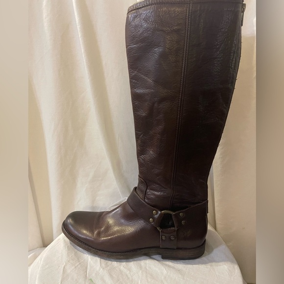 Frye | Shoes | Frye Phillip Harness Knee High Boots | Poshmark